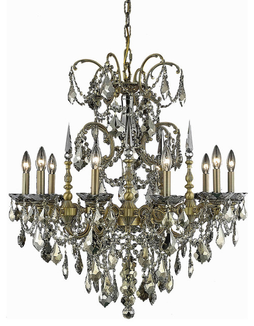 Elegant Lighting Athena Hanging Fixture, 30"x31" - Traditional ...