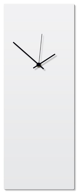Contemporary Clock 'Whiteout Clock Large' Artisan-Made White Kitchen ...