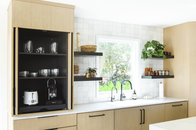 Modern Cozy Kichen & Family Room - Scandinavian - Kitchen - San Diego ...