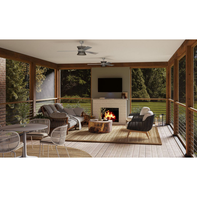 Bisbee Collection 55" 3-Blade Global Ceiling Fan - Contemporary ...