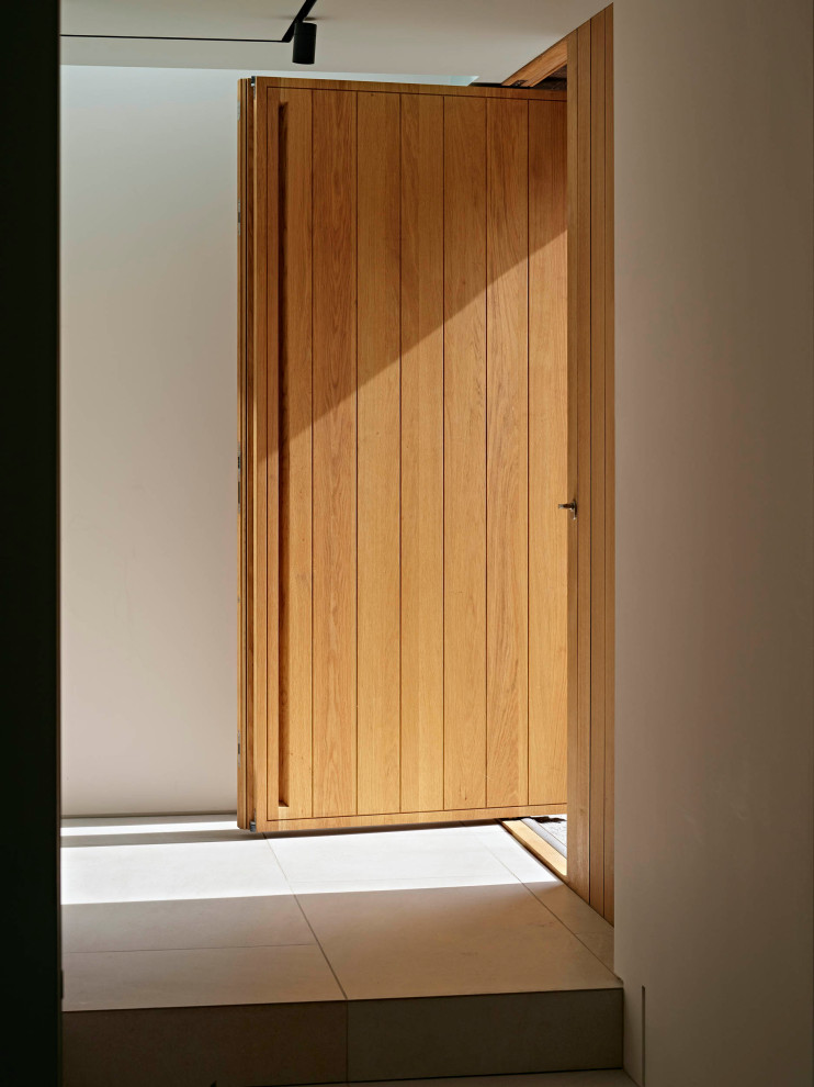 European oak pivot front door, as seen on Grand Designs - Contemporary ...