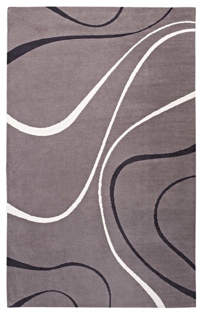 Therese Abstract Swirl 8'x10' Area Rug - Contemporary - Area Rugs - by ...