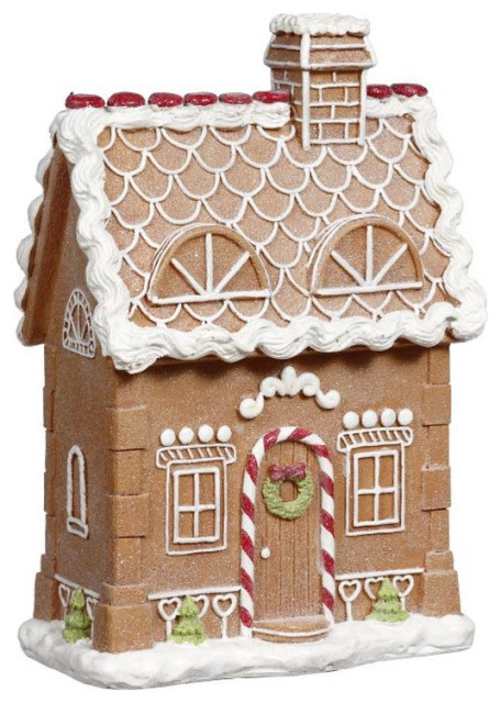 Mark Roberts 2021 Gingerbread House with Chimny 12" - Contemporary ...