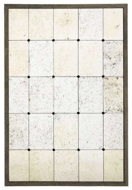 Weathered Glass Grid Mirror | Eichholtz Mountbatten - Transitional ...