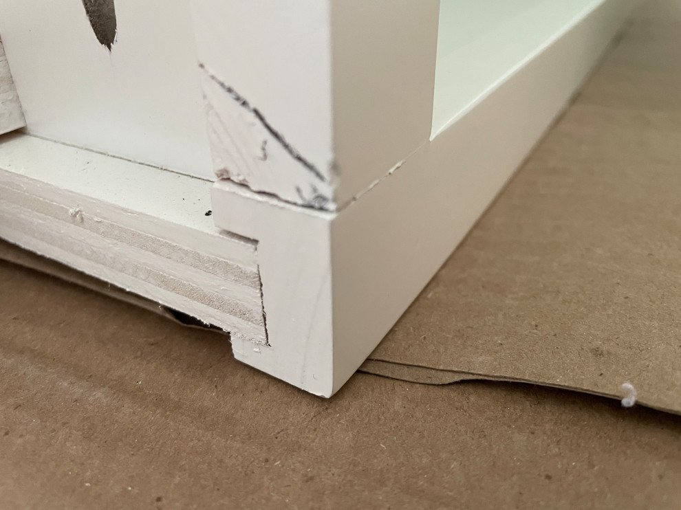 Should I accept those defects on the new kitchen cabinets?