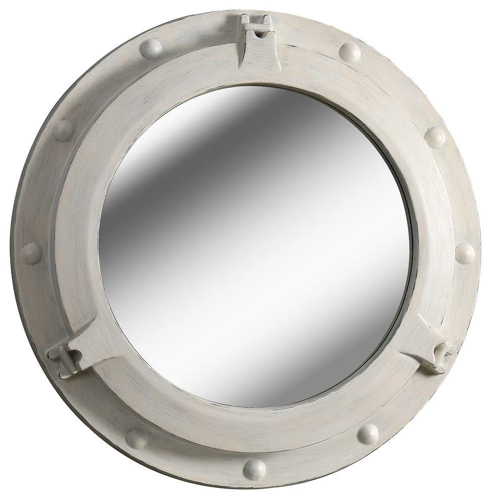 Starboard Wall Mirror, 34" - Beach Style - Wall Mirrors - by Buildcom ...