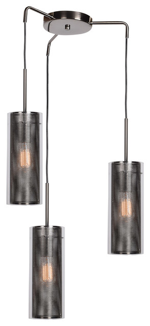 Multis Three Light Cluster Pendant - Industrial - Pendant Lighting - by ...