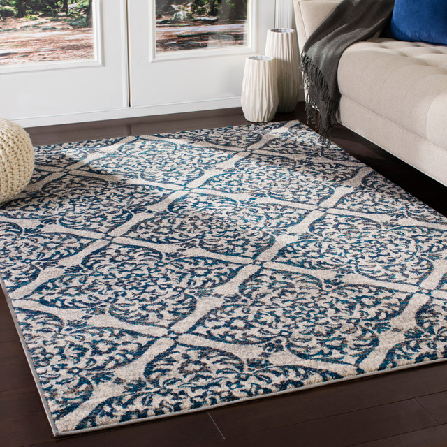 Machine Woven Clairmont Area Rug CMT-2304, 5'3"x7'3" - Contemporary ...