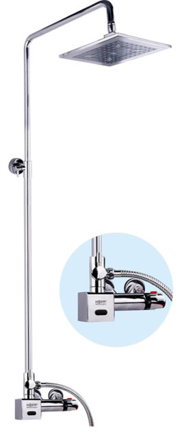 Sensor Controlled Automatic Shower Set With Shower Head Contemporary