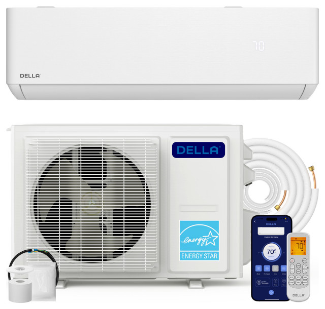 Optima Series Wifi Mini Split AC Inverter Air Conditioner Pre-Charged ...