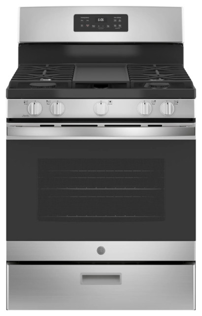GE® 30" Free-Standing Gas Range - Contemporary - Gas Ranges And ...