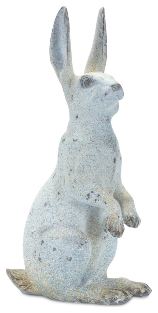 Rabbit 17"H Resin - Farmhouse - Decorative Objects And Figurines - by ...