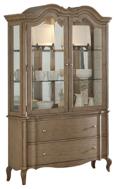 ACME Chelmsford Hutch and Buffet, Antique Taupe - Traditional - China ...