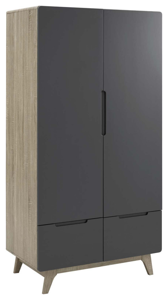 Origin Wood Wardrobe Cabinet - Midcentury - Armoires And Wardrobes - by ...