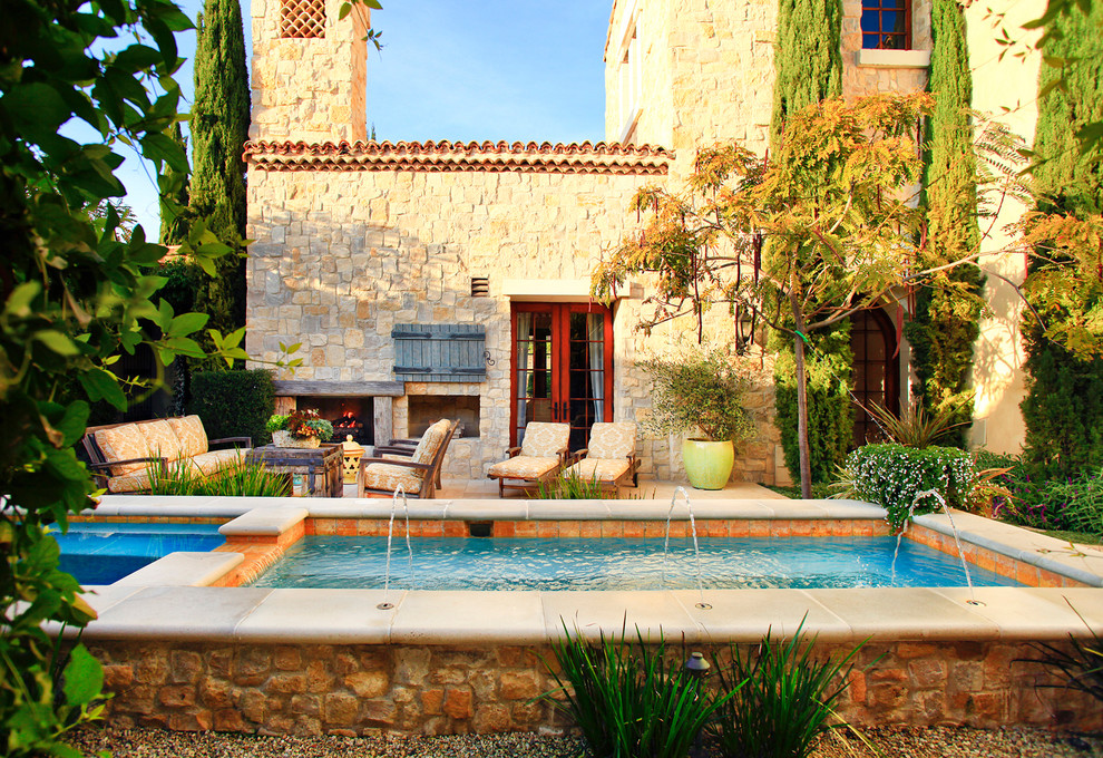 French Provence Farmhouse - Farmhouse - Patio - Orange County - by ...