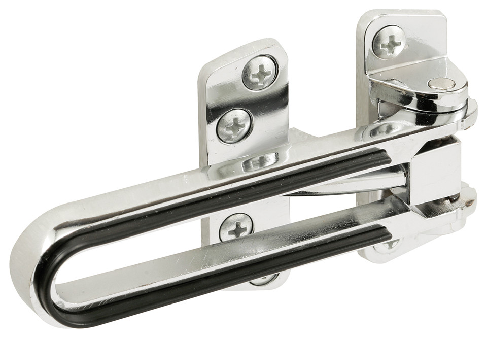 1Ea S4743 Pol.Chrome Swing Lock With Rubber Bumper - Traditional - Door ...