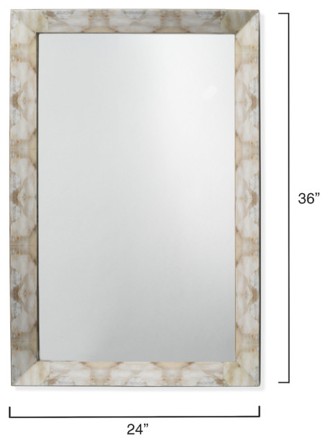 Fragment Rectangle Mirror - Transitional - Wall Mirrors - by Jamie ...