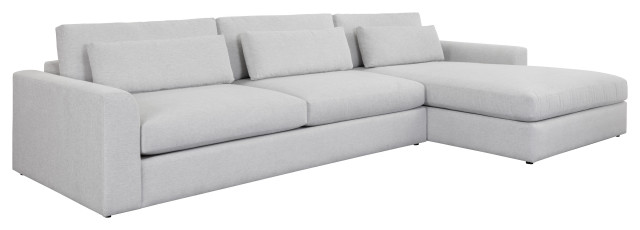 Merrick Sofa Chaise, Raf, Ernst Silverstone - Transitional - Sectional ...