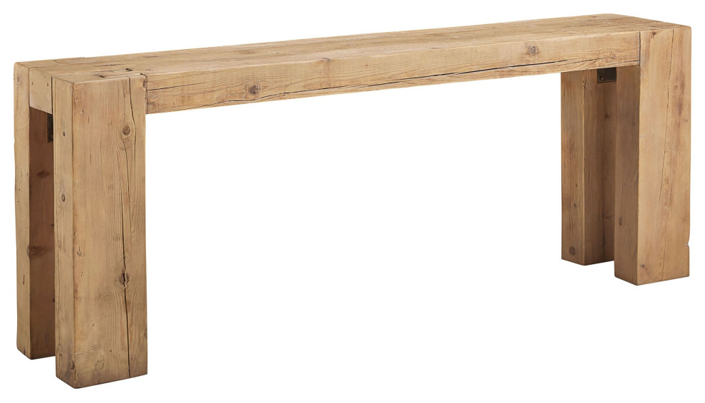 Ranger 78.75" Console Table, Natural - Rustic - Console Tables - by ...