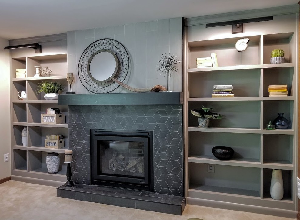 Midcentury Modern Fireplace Redo - DC Metro - by Total Home Design And ...