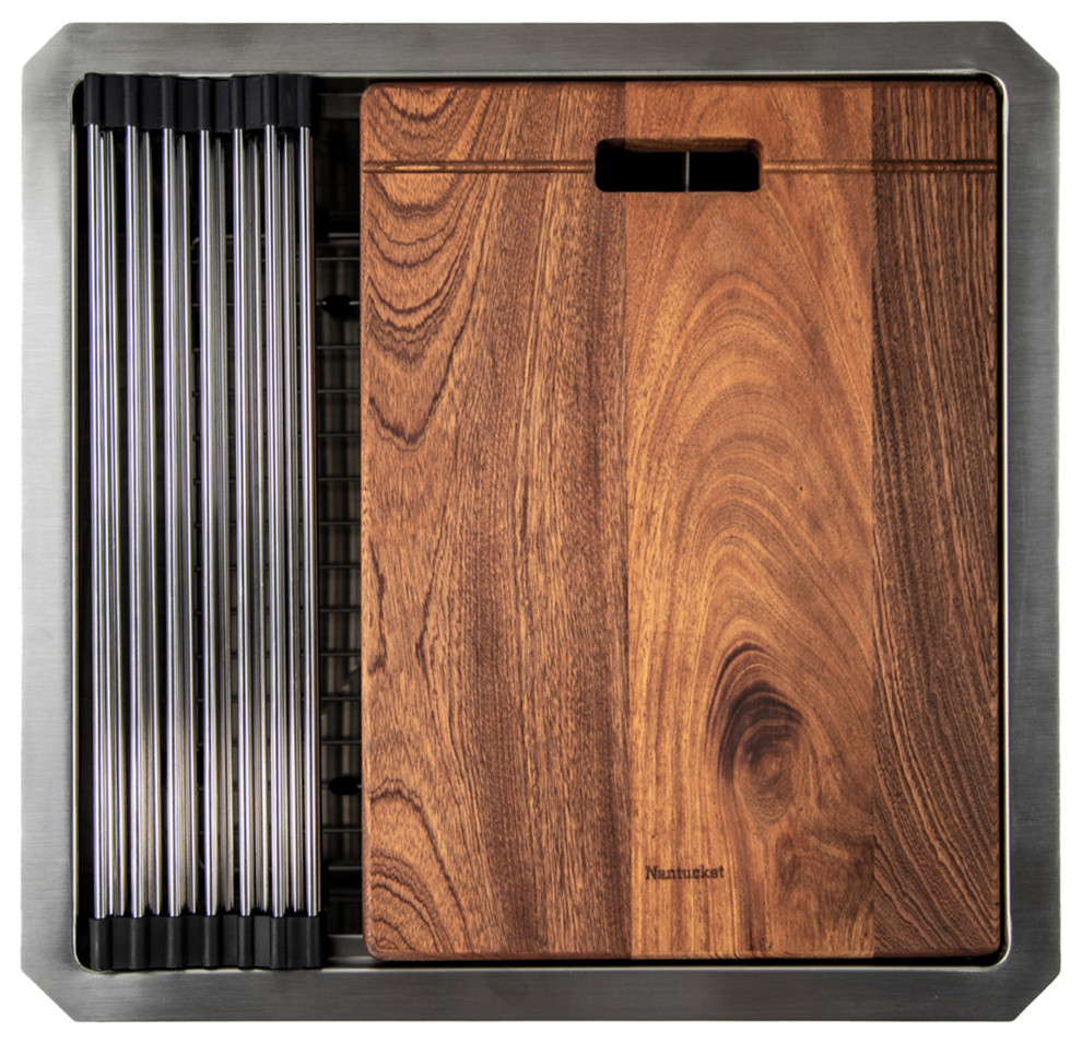 Nantucket Sinks SR-PS-1919-16 Prep-Station Stainless Steel ...