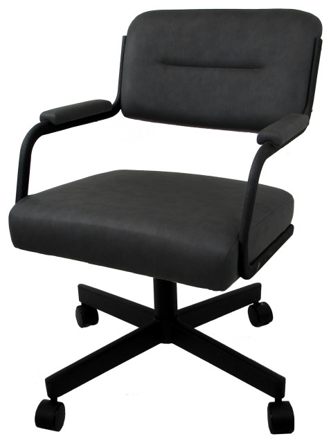 Swivel Tilt Kitchen Caster Chair with Wheels - M-110 - Transitional ...