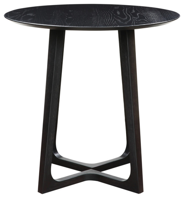 Godenza Counter Table Black Ash - Midcentury - Indoor Pub And Bistro ...