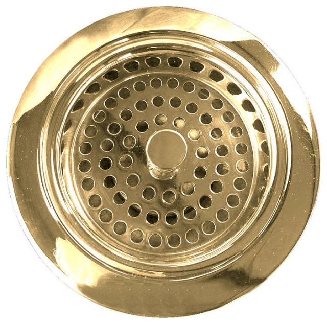 Kohler K-8799-PB Polished Brass Duo Strainer L/Tailpiece - Transitional ...