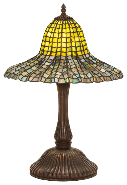 22" High Tiffany Bell Table Lamp - Craftsman - Table Lamps - by Meyda ...
