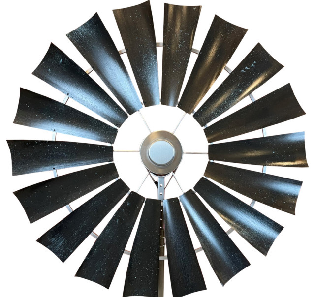 Patina Bronze Windmill Ceiling Fan, The Patriot Fan, 52" - Farmhouse ...