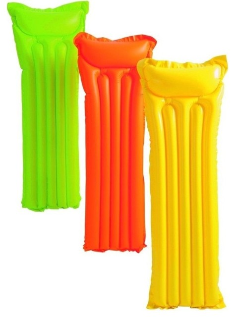 Intex Floating Mat, 27"x72", Assorted Colors - Contemporary - Pool Toys ...