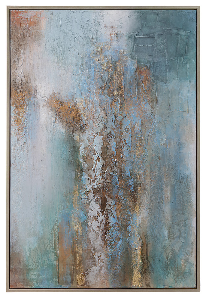 Uttermost Rendezvous Hand Painted Abstract Art - Contemporary ...