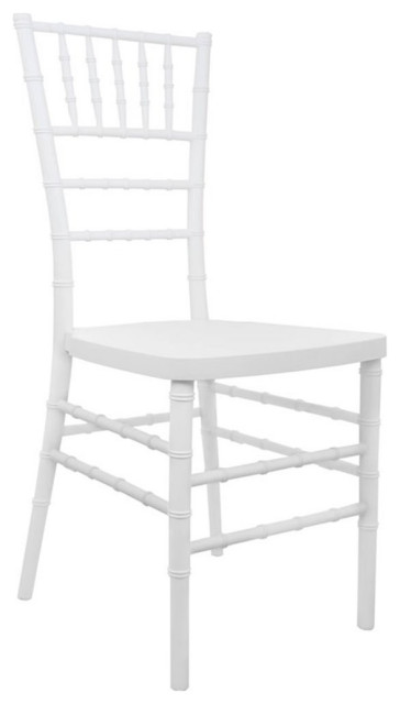 Flash Furniture Advantage Traditional Resin Chiavari Stacking Chair in ...