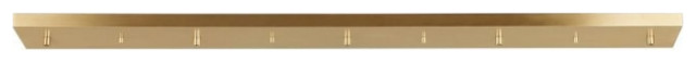 48 Inch 5 Port Linear Canopy-Satin Brass Finish - Pendants - Canopies ...