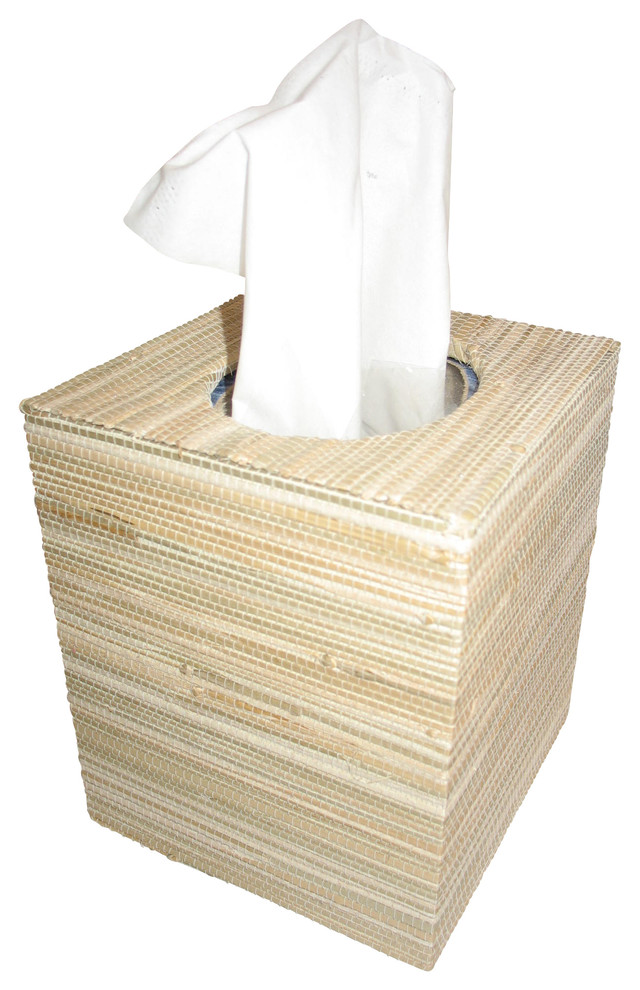 Facial Tissue Box Cover - Beach Style - Tissue Box Holders - by Domicil ...