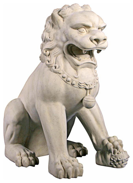 Design Toscano Female Grande Palace Foo Dog - Asian - Garden Statues ...
