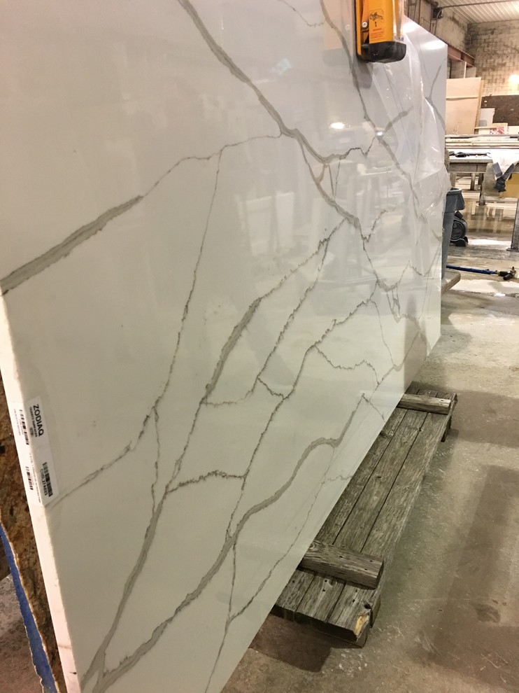 New Calcutta kitchen countertops