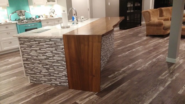 Live Edge Hardwood Kitchen Island - Contemporary - Other - by The Good ...