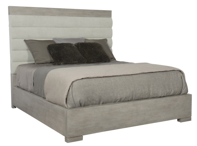 Bernhardt Linea Upholstered Channel Bed, King, King - Farmhouse - Platform Beds - by HedgeApple ...