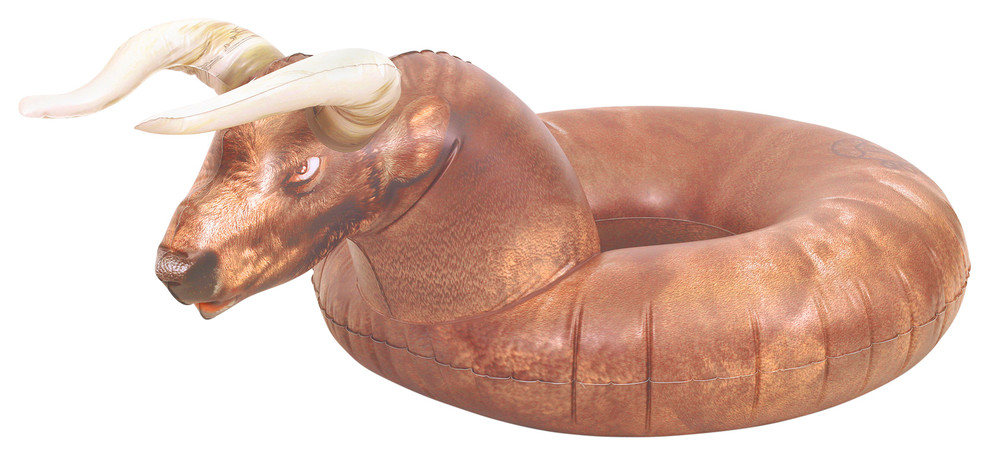 "Grab Summer by the Horns" Inflatable Buckin' Bull Pool Float Party ...