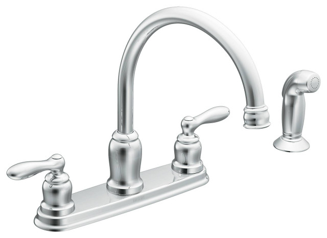 Moen CA87888 Caldwell High-Arc Kitchen Faucet - Traditional - Kitchen Faucets - by Buildcom | Houzz
