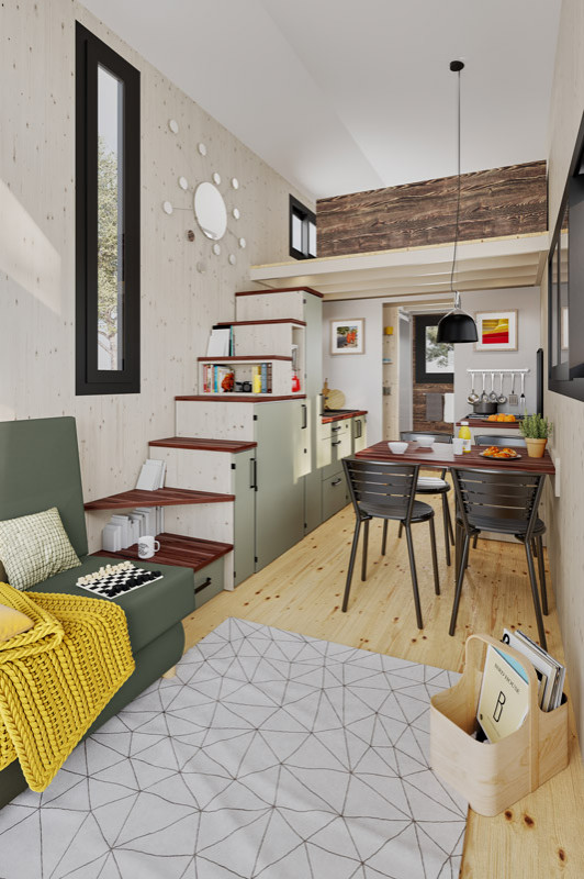 Tiny House habitable 20m2 - Contemporary - by Woodyloft - Studios de ...