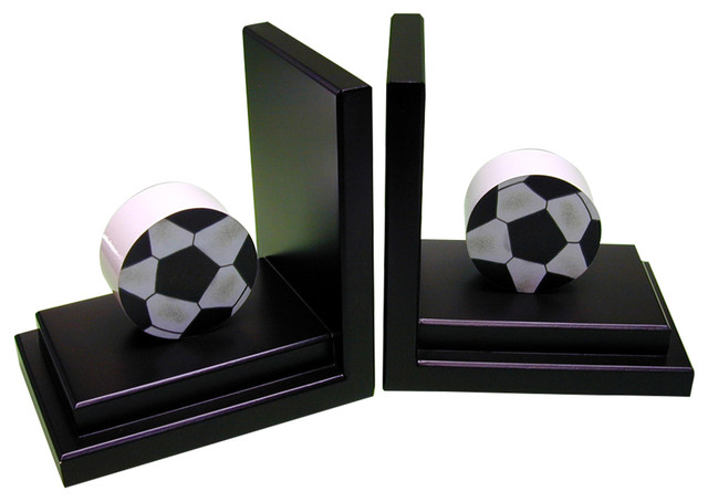 Soccer Ball Bookends - Eclectic - Bookends - by OneWorld | Houzz