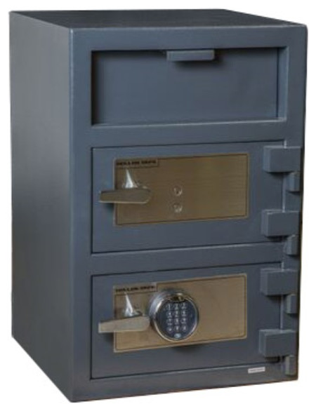 Double Door Depository Safe - Gray - Contemporary - Safes - by ...