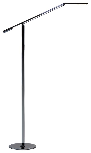 Koncept Equo LED Floor Lamp, Warm Light, Chrome, ELX-A-W-CRM-FLR ...
