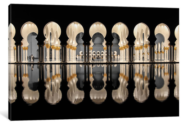 "Reflection" by Khalid Jamal, 12x8x.75, 18x12x1.5 - Contemporary ...