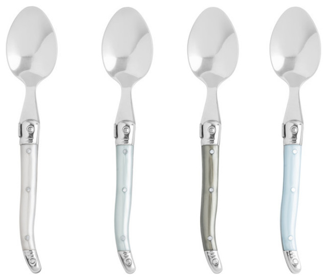 French Home Laguiole Mother of Pearl Coffee Spoons, 4-Piece Set ...