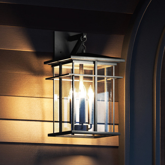 Luxury Craftsman Wall Sconce, Matte Black, UEX1006 - Craftsman ...