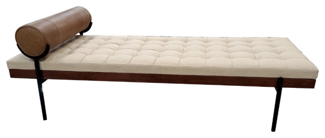 Mikayla Daybed/Bench, Twin - Midcentury - Daybeds - by HOME ACCENTS | Houzz