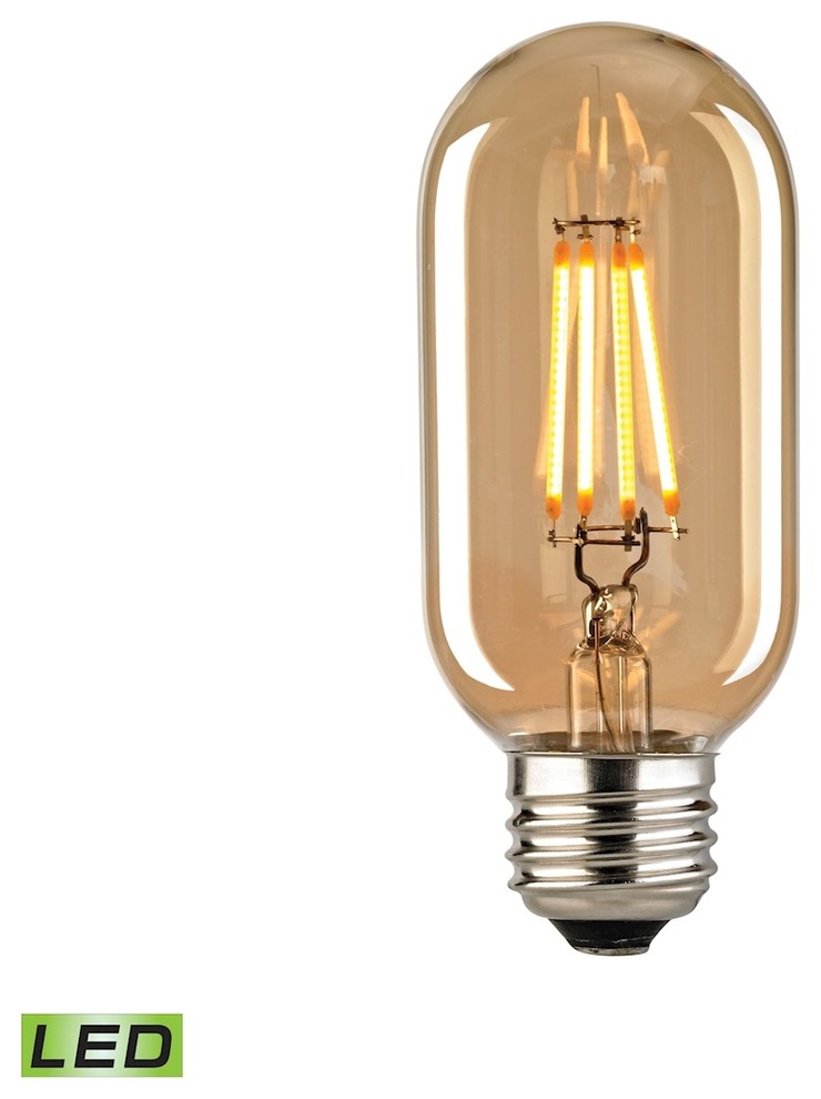 Medium LED 3-watt Bulb With Light Gold Tint - Transitional - Led Bulbs ...